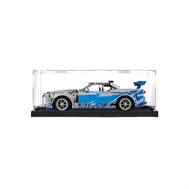 Acrylic Display Case for LEGO 2 Fast 2 Furious Nissan Skyline GT-R (R34 ...