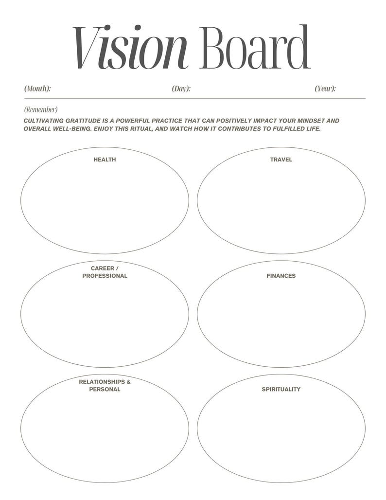 My Goals Workbook - Etsy