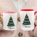 Christmas Tree Mug | Personalized Christmas Hot Cocoa Mug for Gift ...