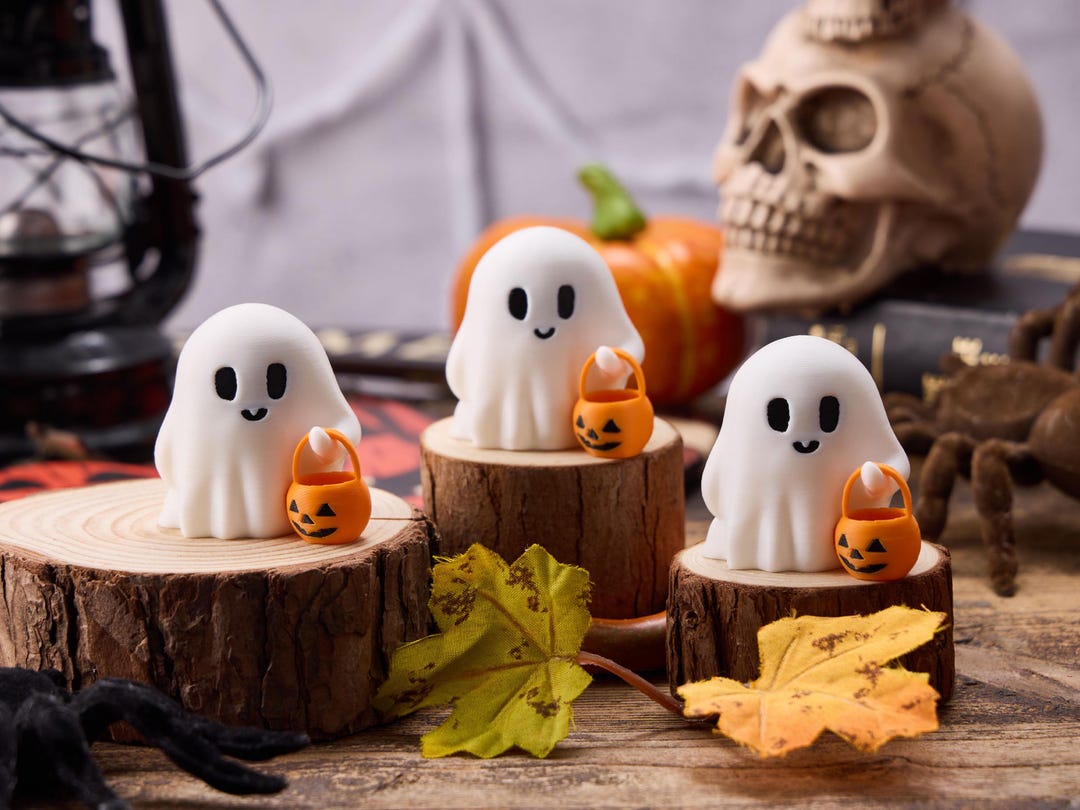 Tiny Trick or Treat Ghost-3d Printed Halloween Ghost-halloween ...