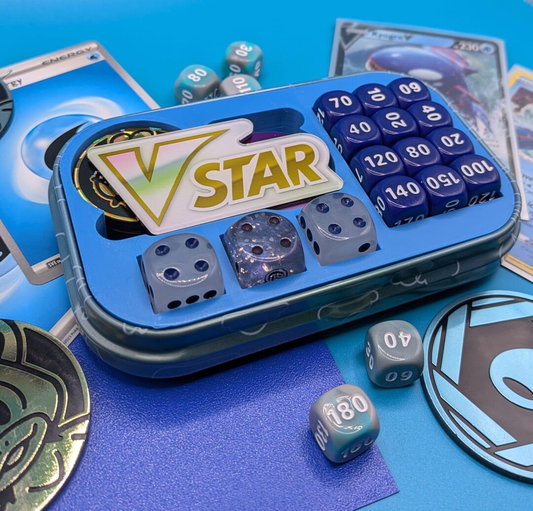 3D Printed Pokémon Mini Tin Organising Insert, Customisable - Etsy