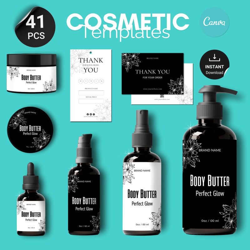 Cosmetic Labels - Etsy
