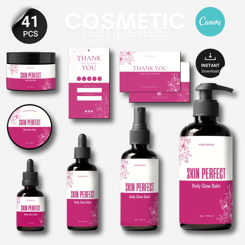 Cosmetic Labels - Etsy