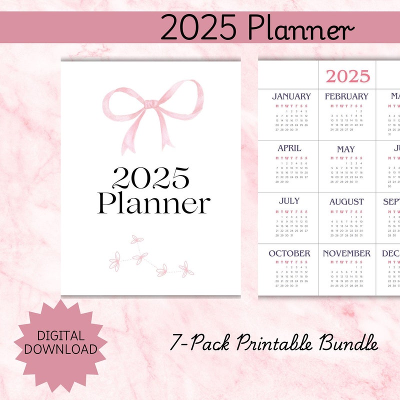 Cute Planner 2025 - Etsy