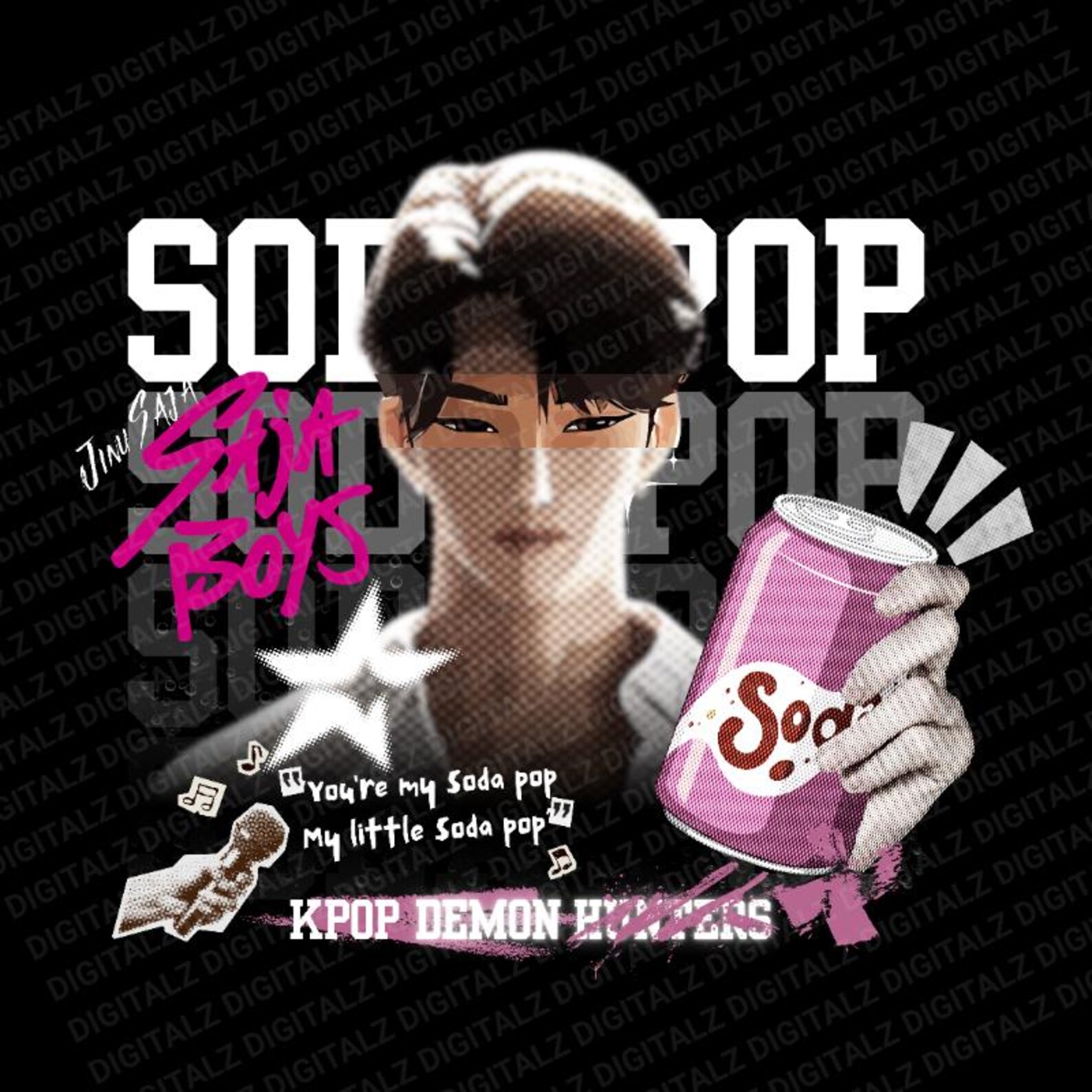 Saja Boys Kpop Sticker & Shirt Design Bundle | PNG SVG (digital ...