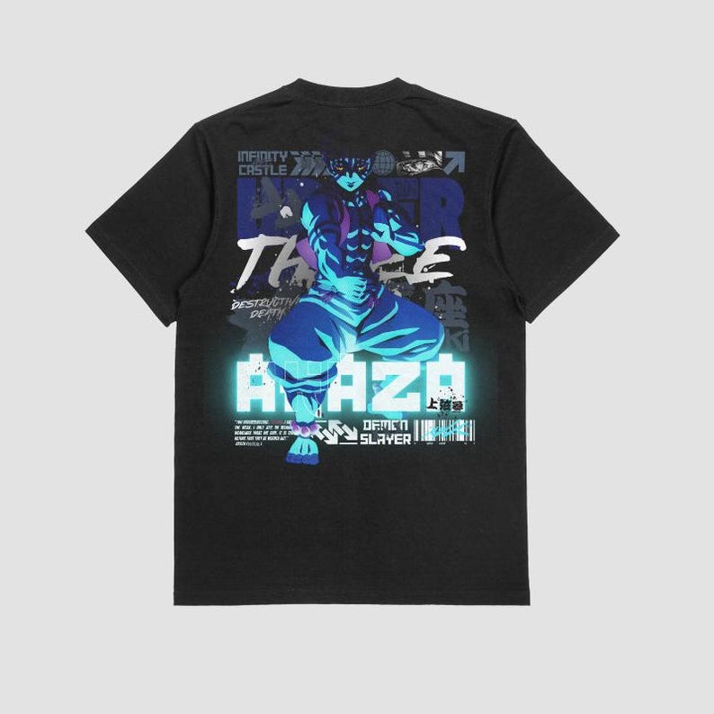 Demon Slayer Upper Moons Streetwear | Anime Sticker Pack (PNG SVG) - Etsy