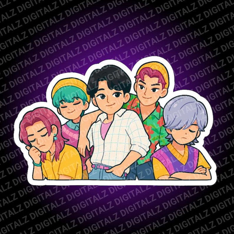 Kpop Demon Hunters Sticker Pack | Saja Boys X Hunterix | 20+ Stickers ...