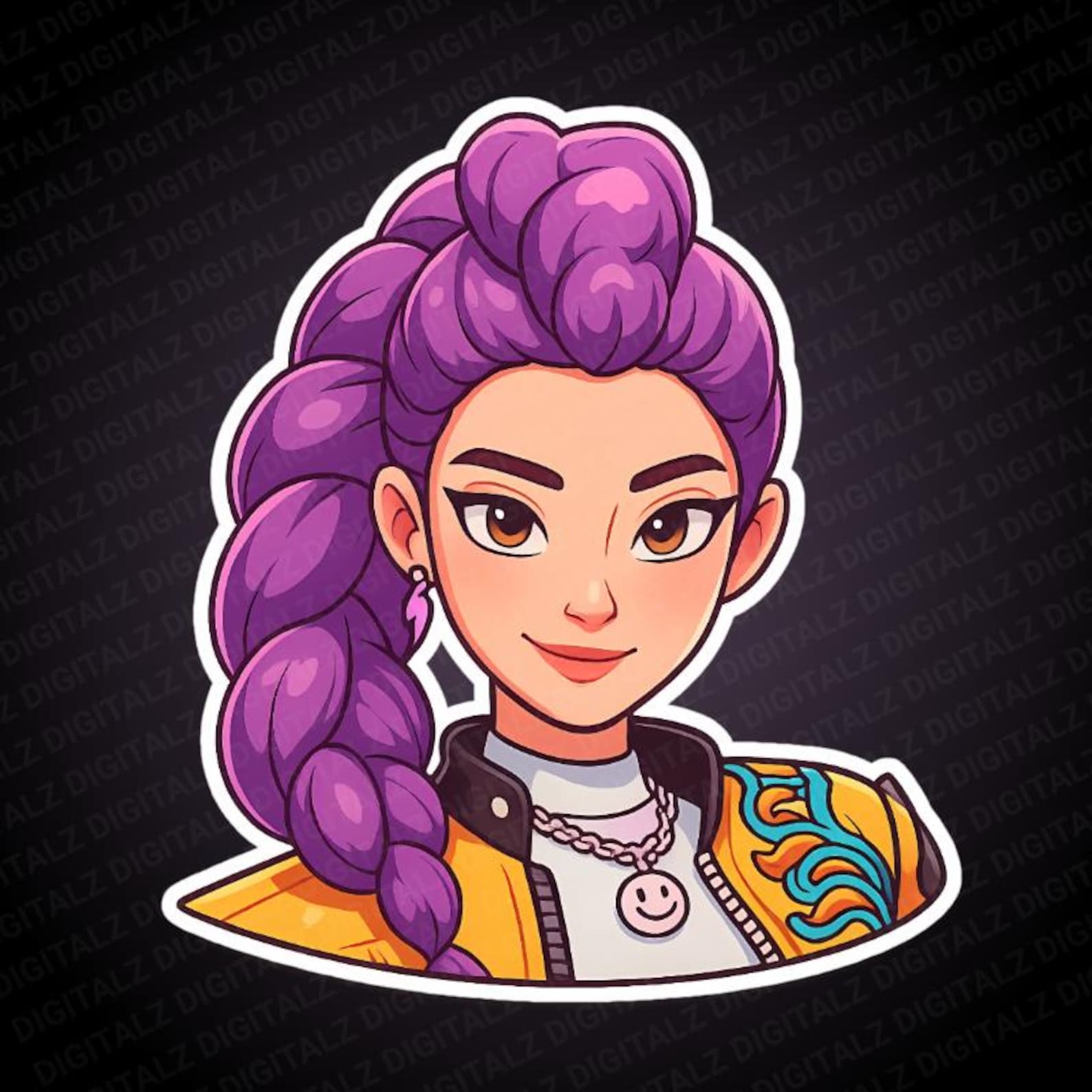 KPOP Demon Hunters Sticker Pack | 20+ Hunterix Printable PNG SVG | Zoey ...