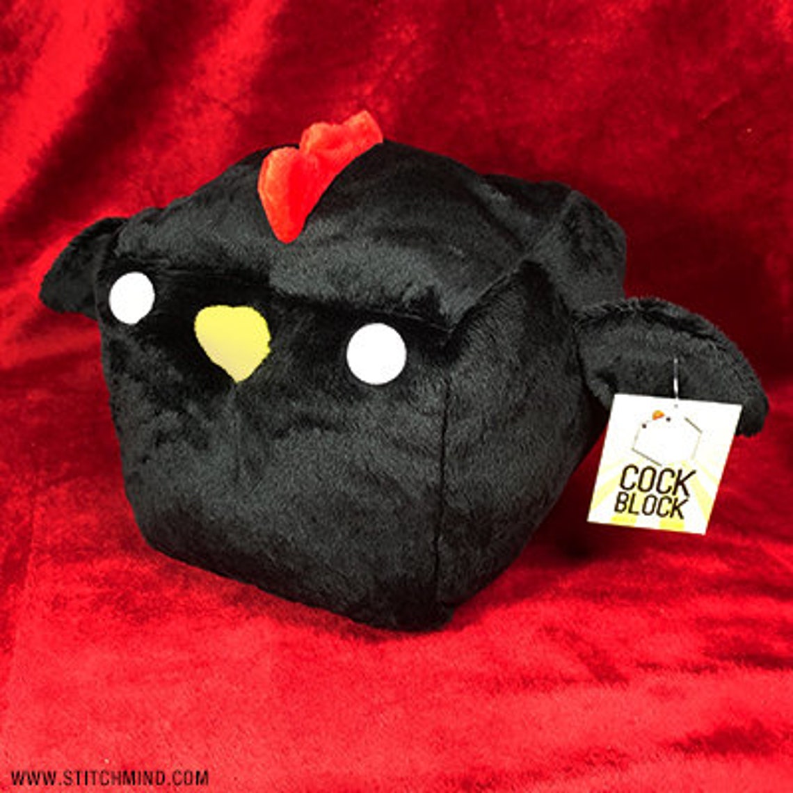 C Block Cute Chicken Cube Square Nugget Plush Toy Doll - Etsy