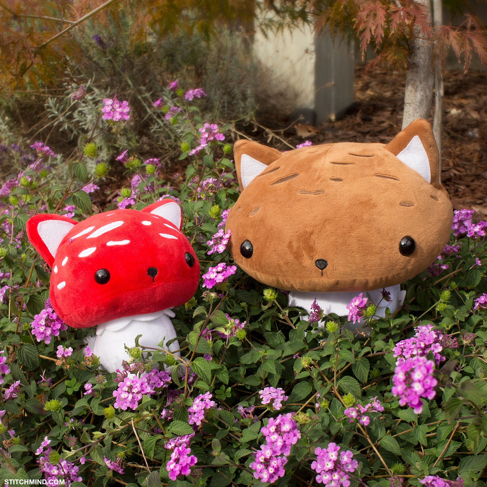 Purrtobello, Large Mewshroom Cute Cat Mushroom Plush Toy Doll, Mushroom Plush, Kawaii Plush ...