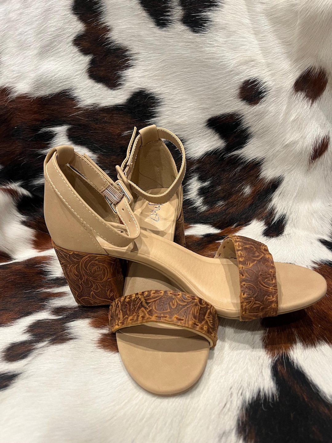 Leather Tooled Heels - Etsy