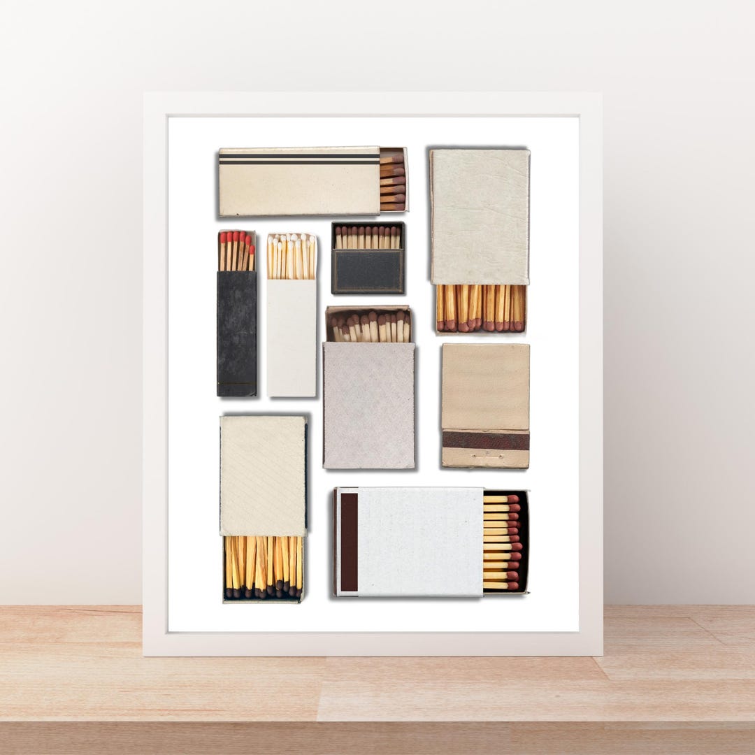 Blank Matchbook Template, Custom Matchbox Art, Instant Download ...