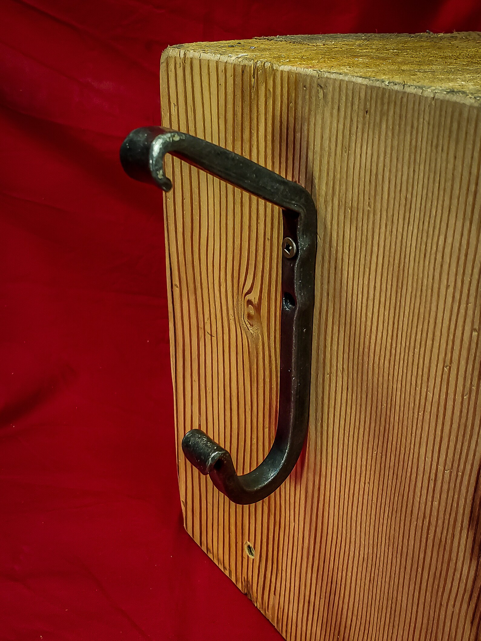Double Coat Hooks, Basic - Blacksmithed and Hand Forged - Etsy