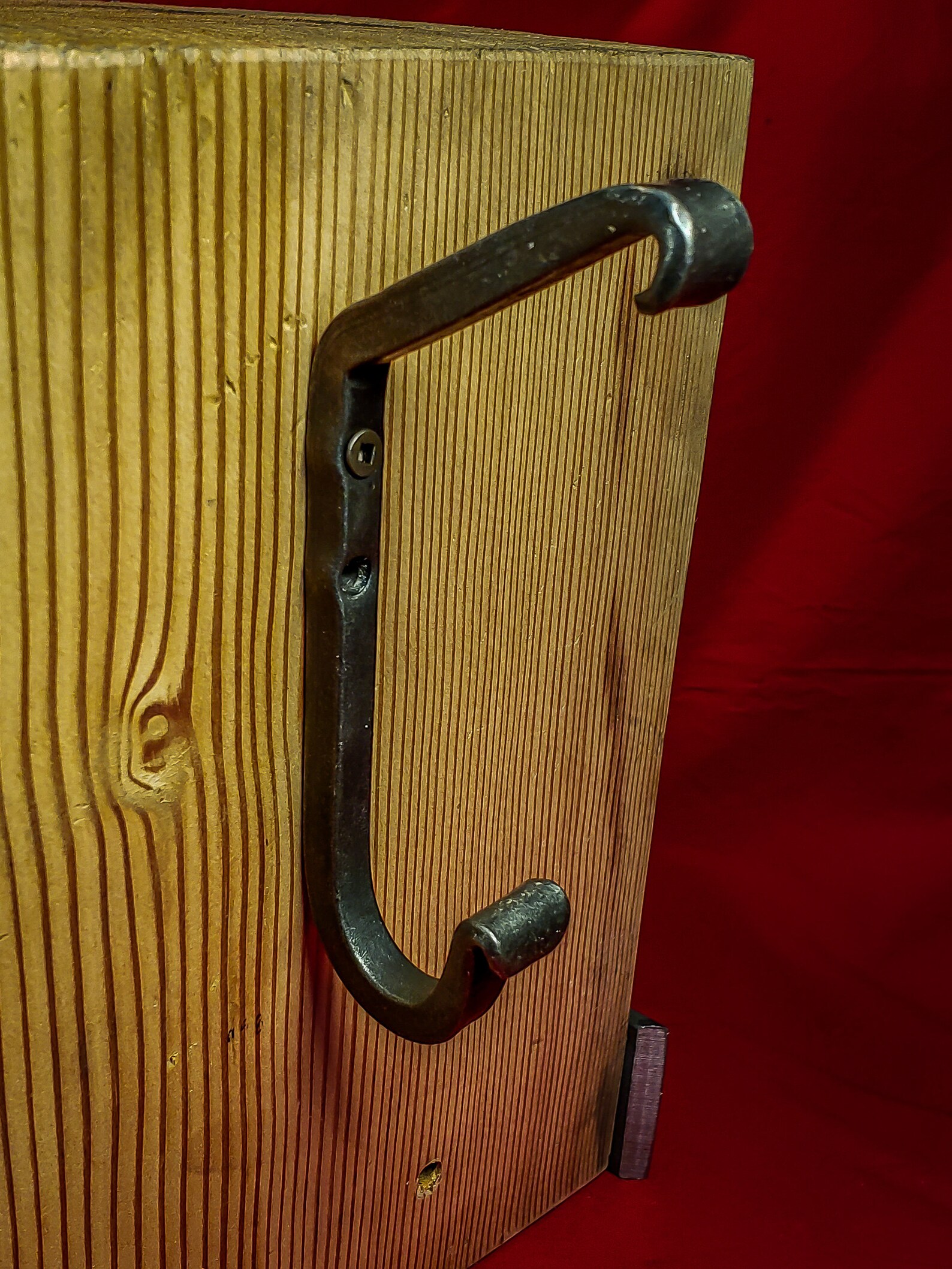 Double Coat Hooks, Basic - Blacksmithed and Hand Forged - Etsy
