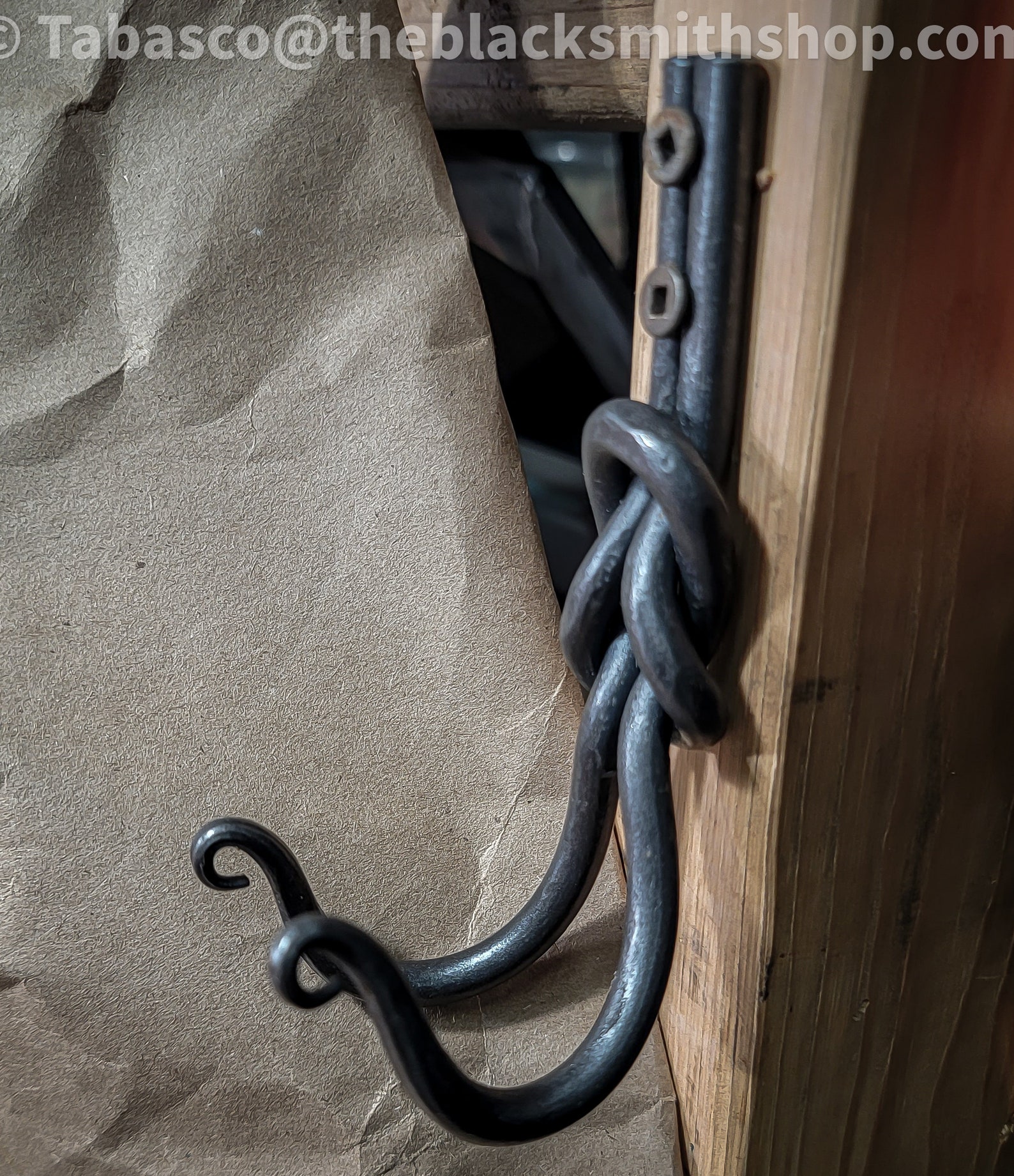 Knotty Double Hooks, Blacksmithed and Hand Forged. 1st Generation - Etsy