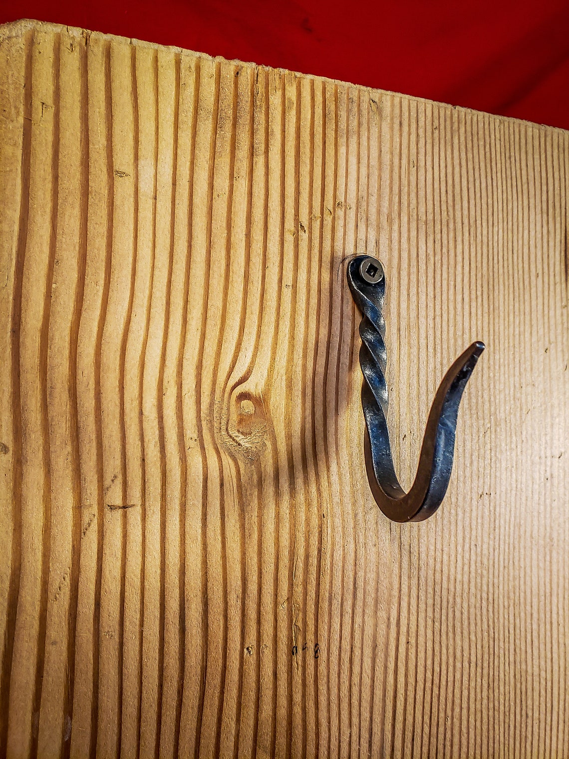 Kitchen hooks 3 hooks Blacksmithed and Hand Forged | Etsy