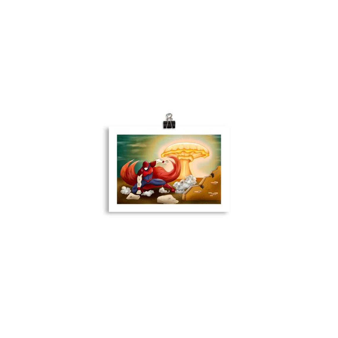 Retro Super Hero, Poster - Etsy