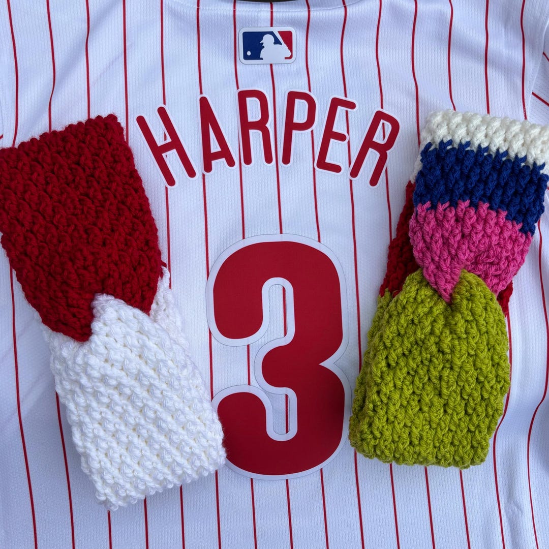 Phillies Crochet Headband Team Spirit Handmade One Size Fits Most ...