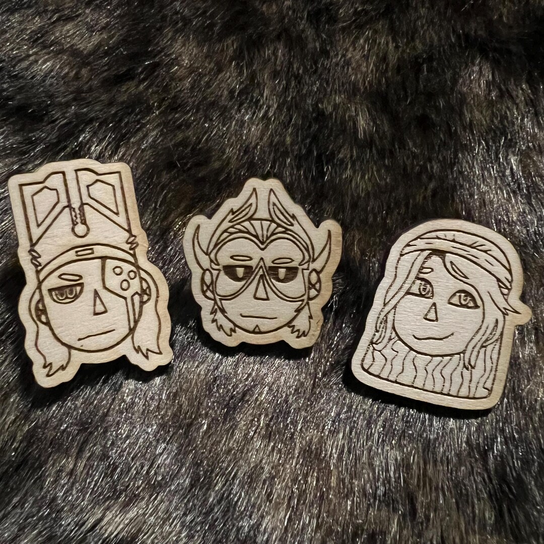 Devil’s Triad Wooden Pins | Warframe Old Peace 1999 | Lyon Roathe Marie ...