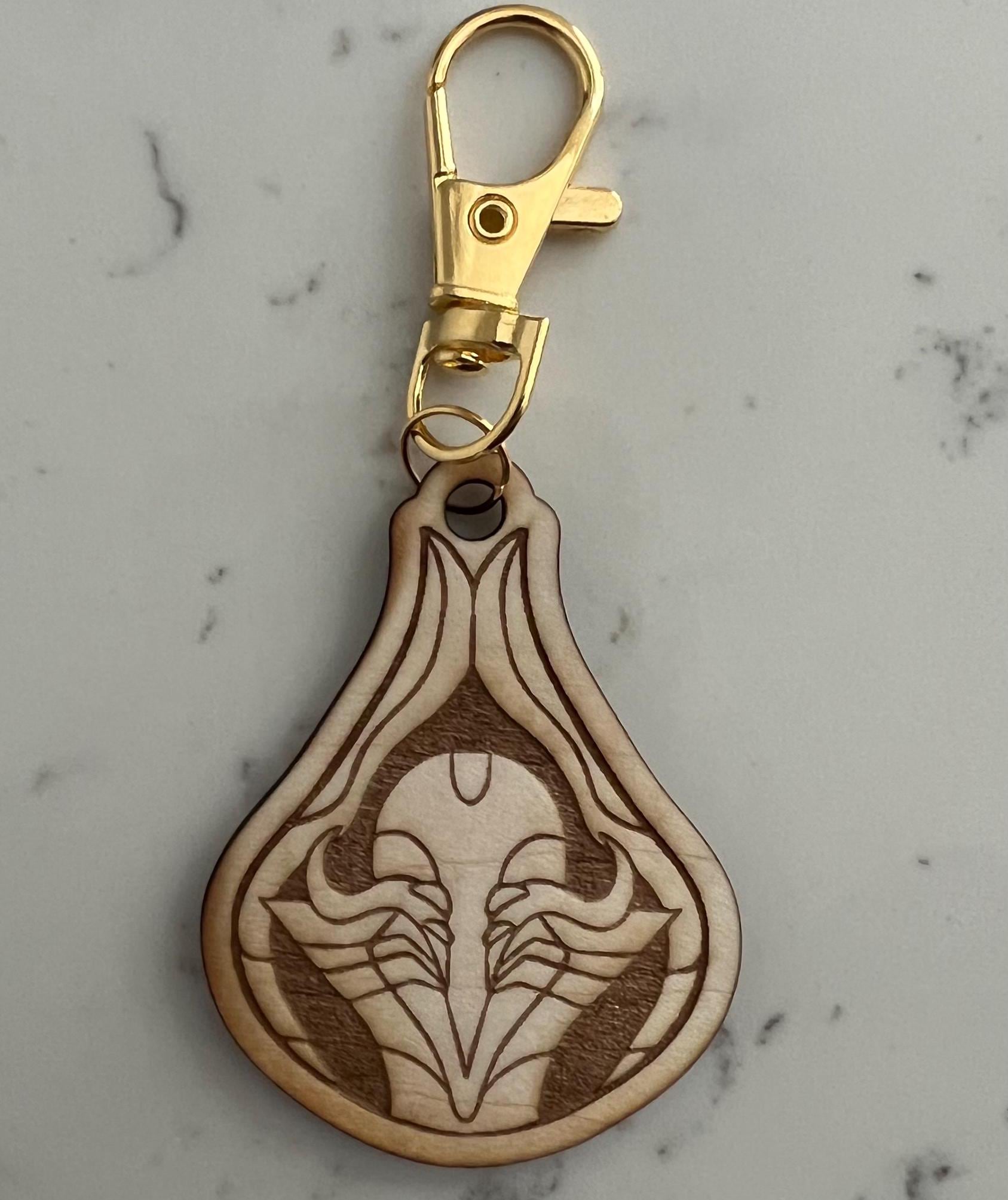 Dante Warframe Wooden Engraved Keychain | Fan Made | Video Game ...