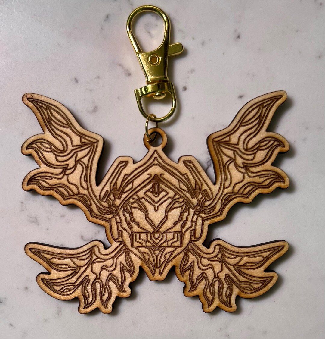 Jade Warframe Wooden Engraved Keychain | Fan Made | Video Game ...
