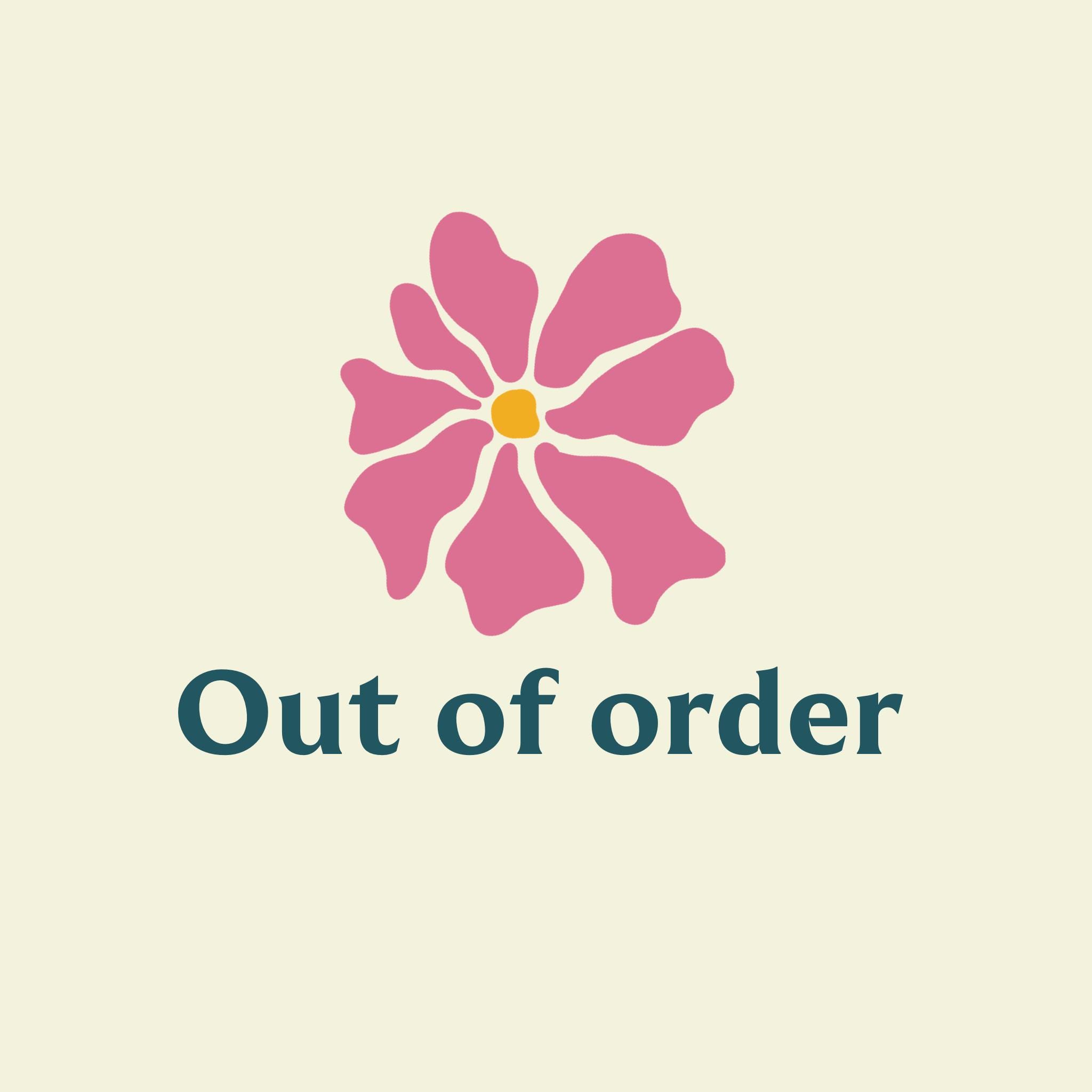 Trendy Cute Out of Order Sign Digital Print - Etsy