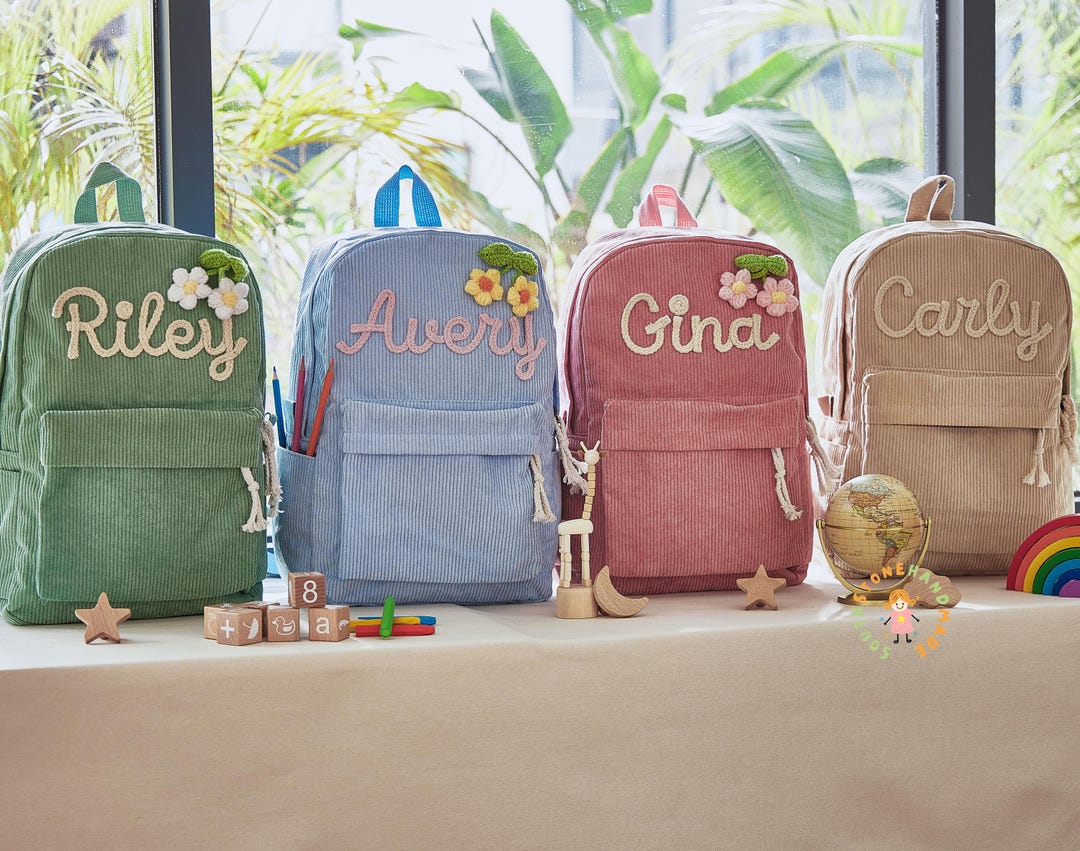 Custom Kids Backpack - Preschool Backpack, Custom Toddler School Bag ...