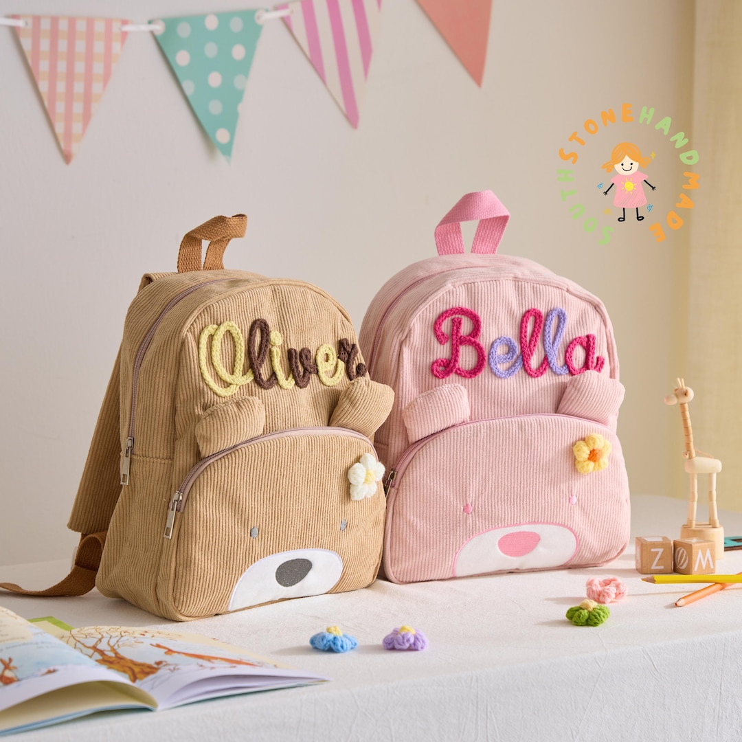 Custom Kids Backpack - Preschool Backpack, Custom Toddler School Bag ...