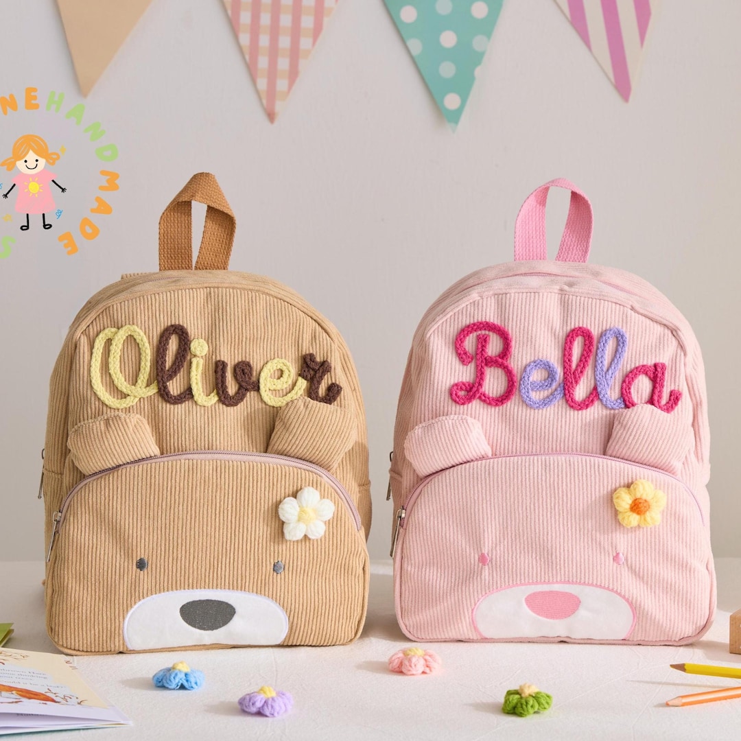 Custom Kids Backpack - Preschool Backpack, Custom Toddler School Bag ...
