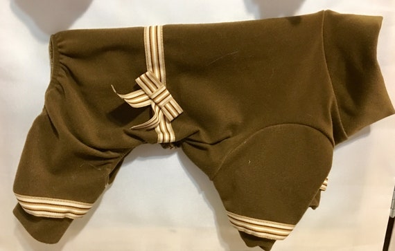 Brown Light Weight Lycra Knit Dog Pj's Med 10060-M - Etsy