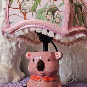Handmade Ceramic Koala Table Lamp, Eucalyptus Nursery Night Light - Etsy
