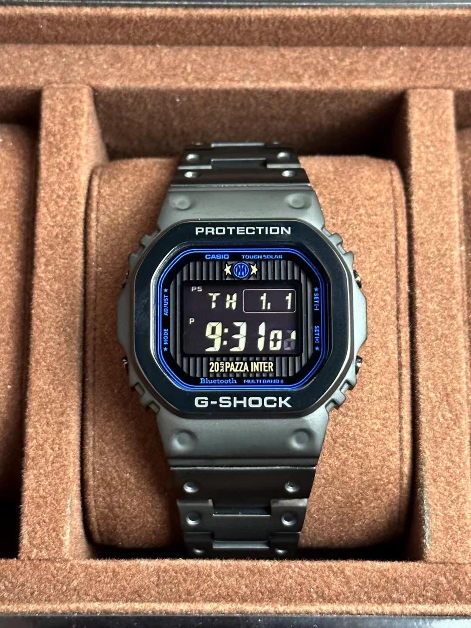Inspired by Inter Milan, Custom-modified Based on the Casio GW-B5600 ...