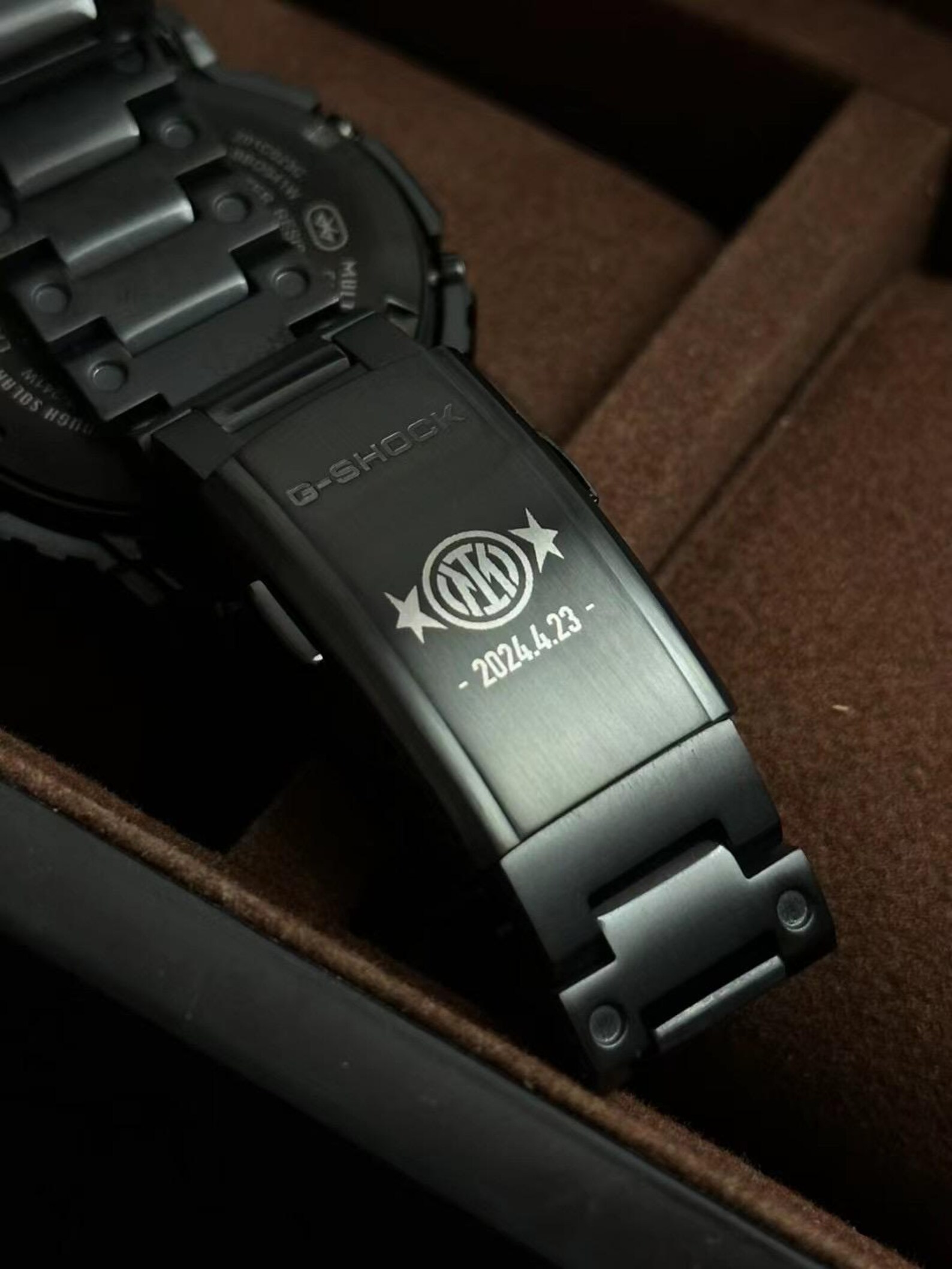 Inspired by Inter Milan, Custom-modified Based on the Casio GW-B5600 ...
