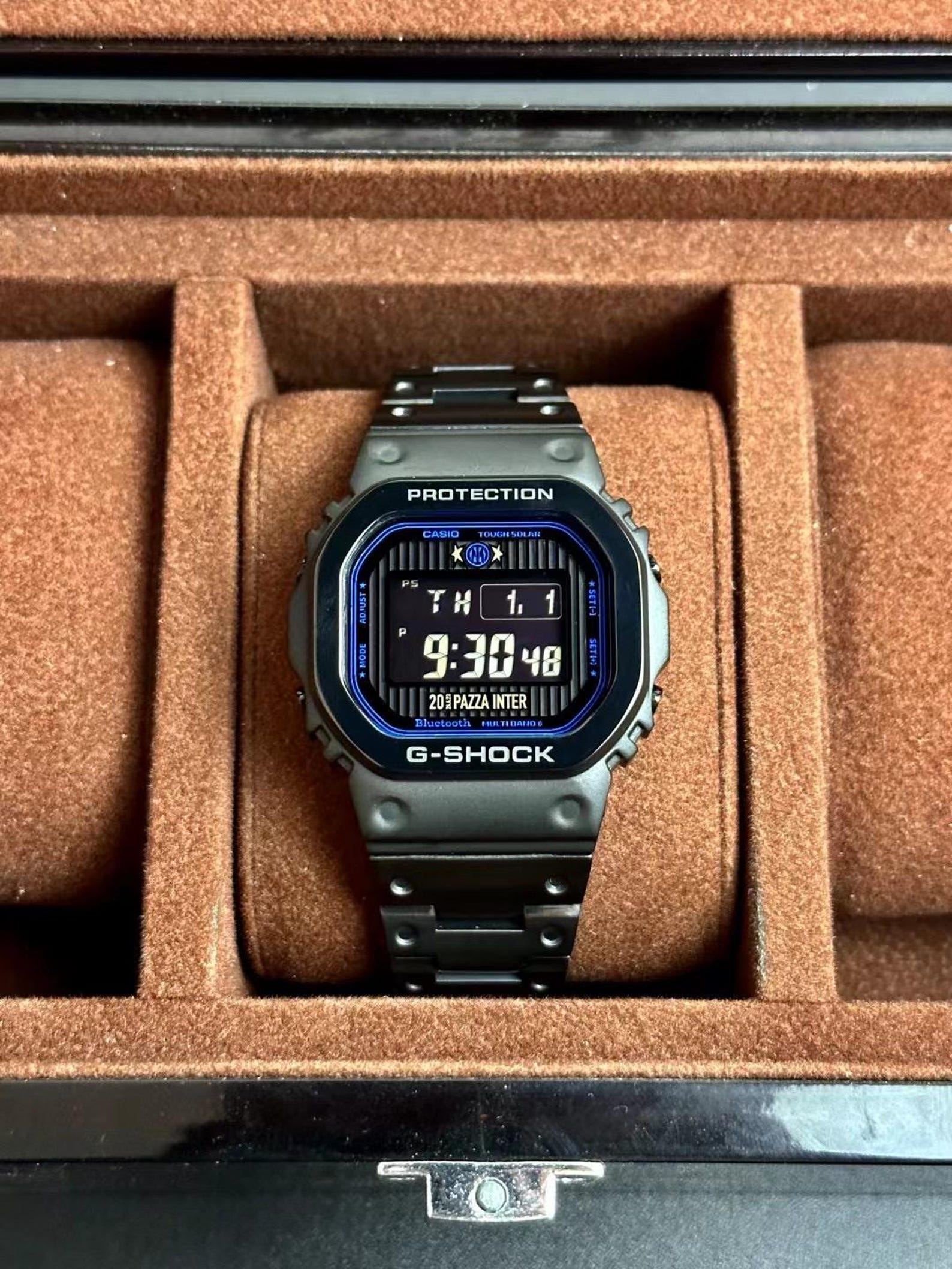 Inspired by Inter Milan, Custom-modified Based on the Casio GW-B5600 ...