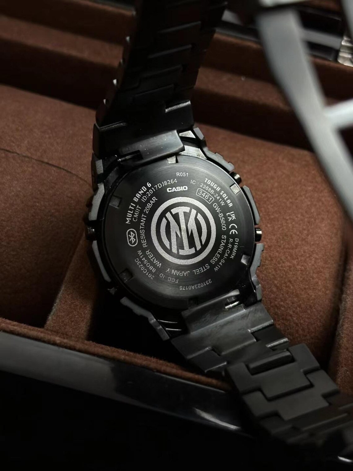 Inspired by Inter Milan, Custom-modified Based on the Casio GW-B5600 ...