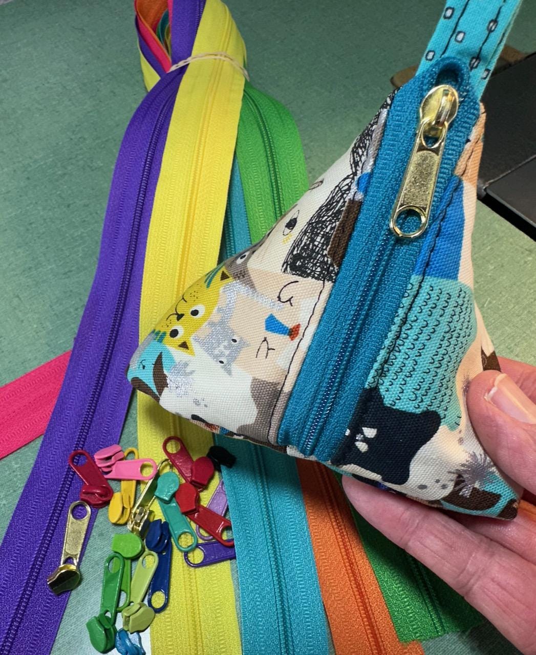 6 Bright #3 Zipper Colors + 40 Candy Colored Long Pulls - Etsy