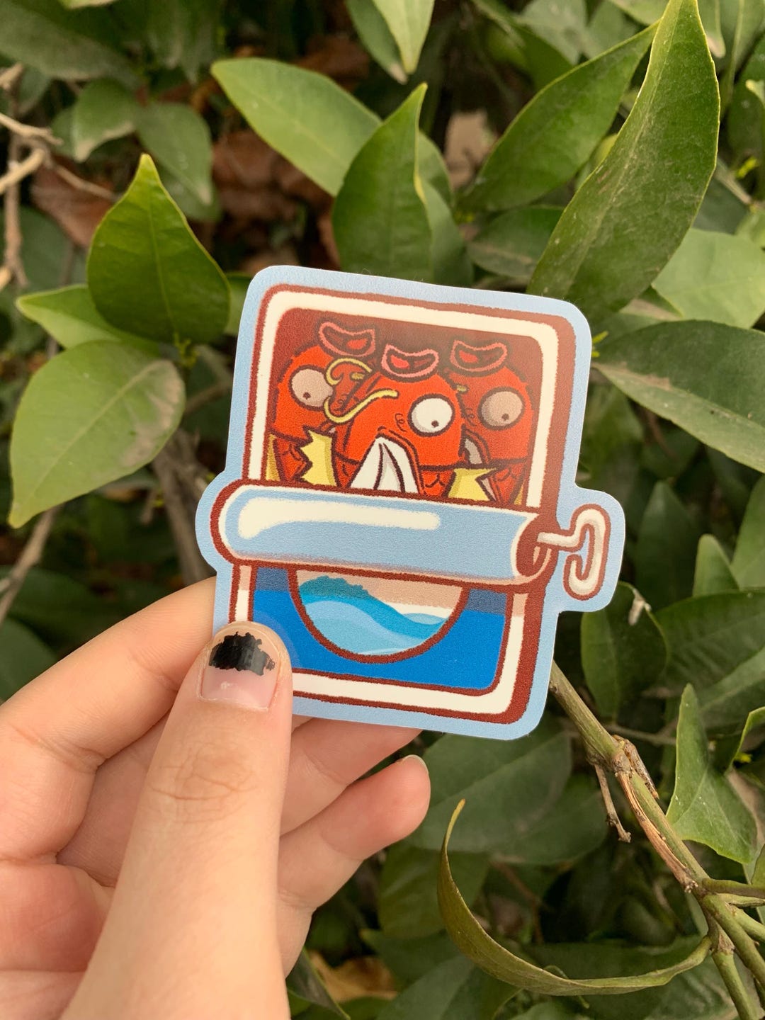 Pokemon Magikarp Sticker Holographic - Etsy