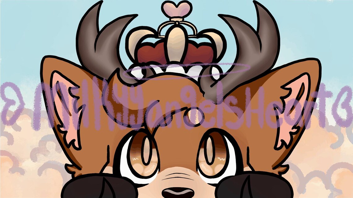 Fursona/furry YCH Blinking Animation Gif Commission - Etsy