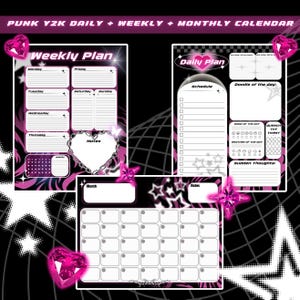2025 Digital Calendar | Y2K Aesthetic iPad Planner | Goodnotes PDF ...