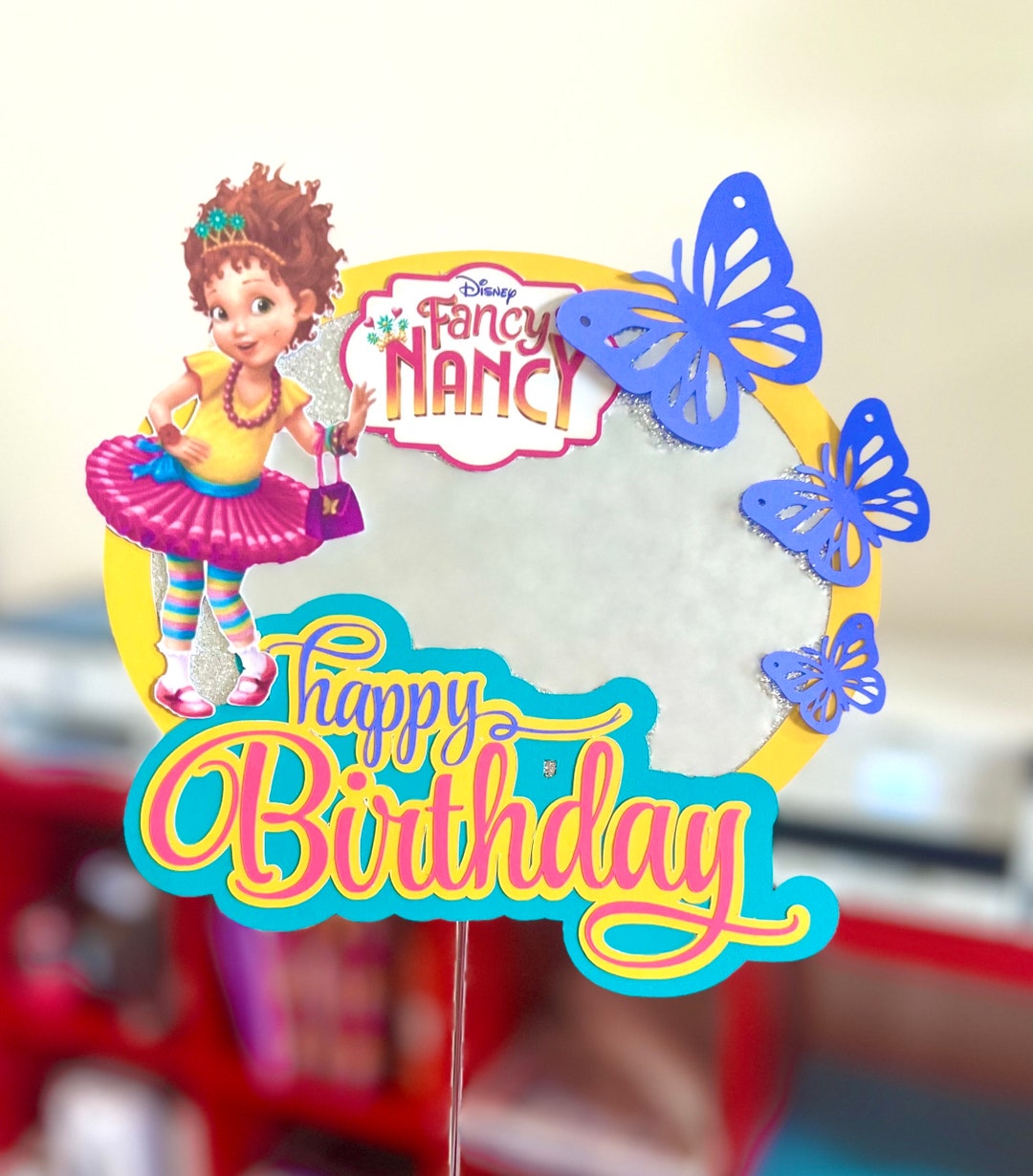 Fancy Nancy Cake Toppers - Etsy