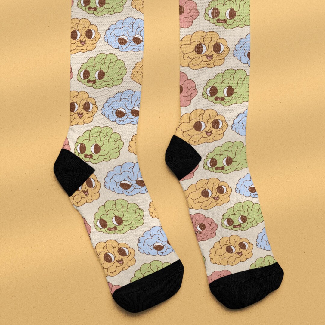 Mental Health Awareness Socks, Gift for Psychologist, Social Worker ...