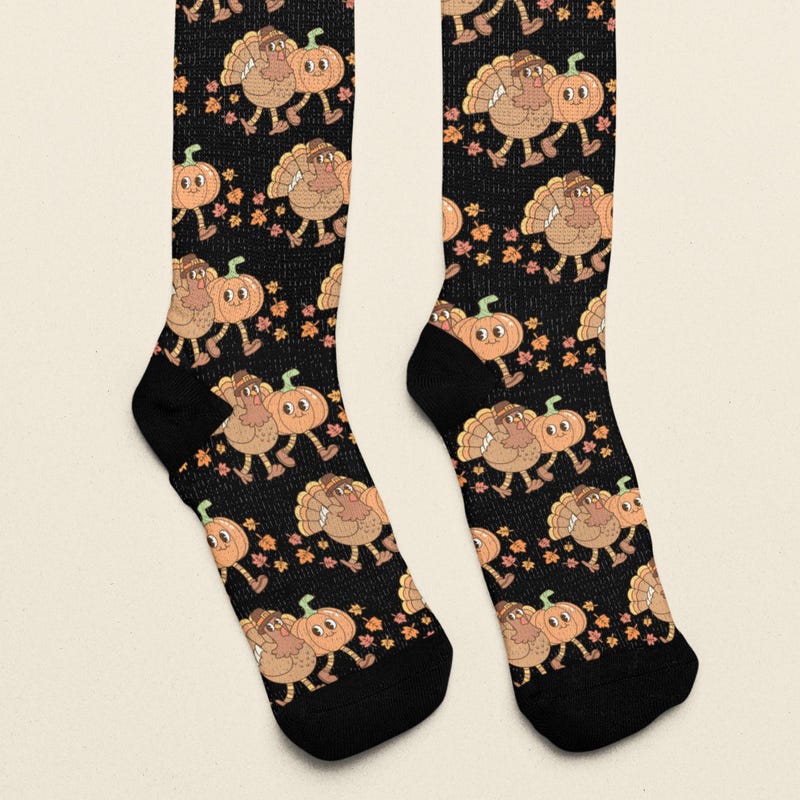 Turkey Socks - Etsy
