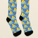 Embroidered Duck Socks, Socks, Duck, Quack, Yellow, Orange, for Him ...