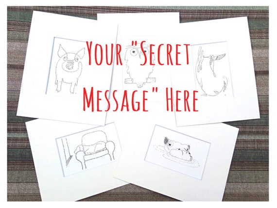 Drawings With Hidden Messages