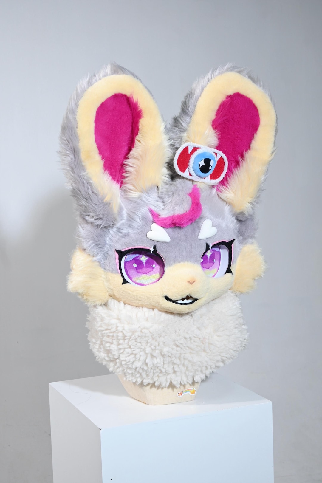 Rabbit Fursuit Head Commission OPEN! Custom Furry Masks Head, Furry ...