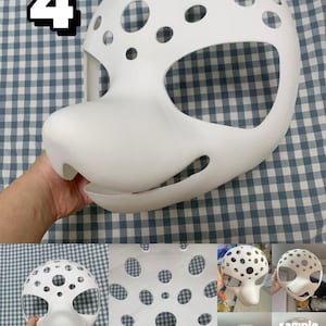 Customizable Kemono Fursuit Head Base 3D Printed Skull Mask - Flexible ...
