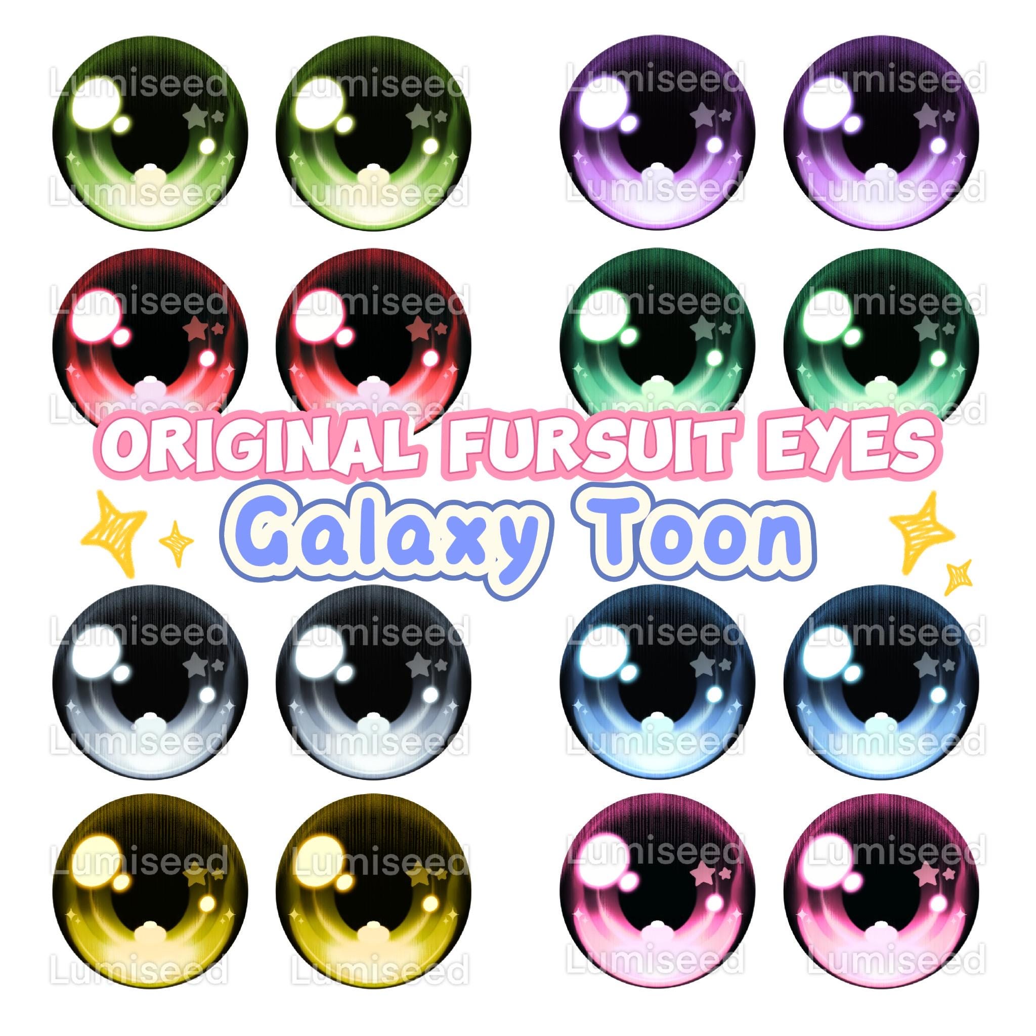 Printable Fursuit Eye Pack DIGITAL DOWNLOAD Kemono Style Fursuit Eyes ...