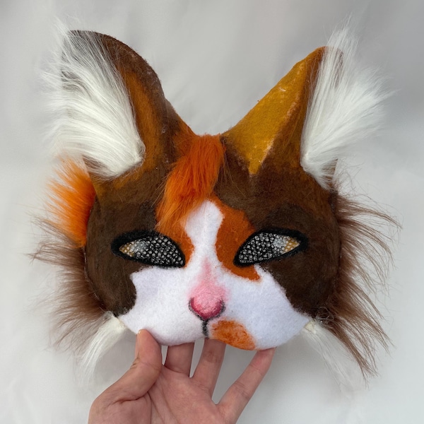 Calico Cat Therian Mask - Etsy