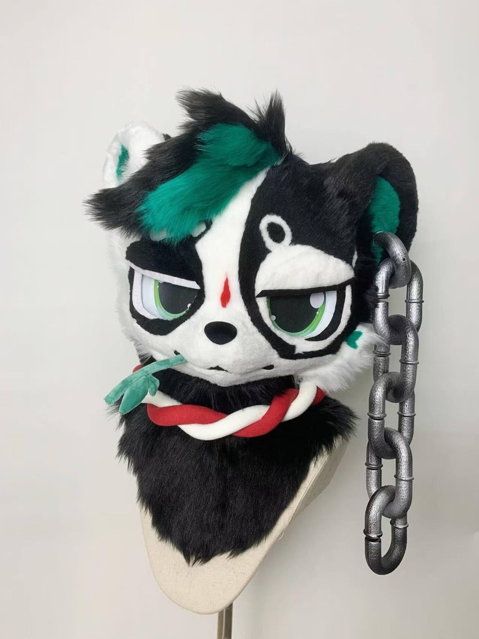 Premade Adopt Kung Fu Panda Fursuit Head and Paws Set ry Martial Artist ...