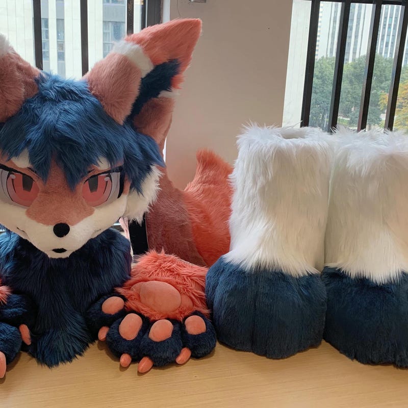 Furry Feet Cosplay - Etsy